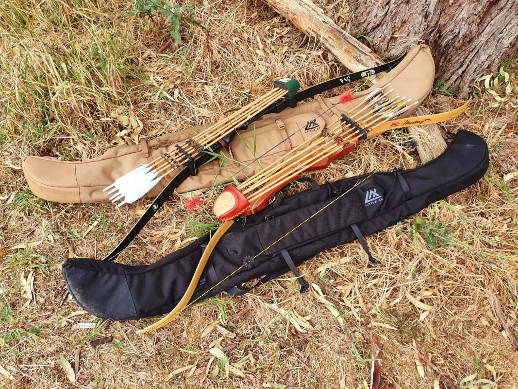 R1 Traditional Archery Bow Case/Bag – Coyote Brown – Little Ax